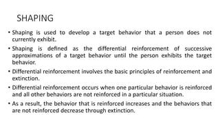 Behaviour modification | PPTX