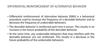 Behaviour modification | PPTX