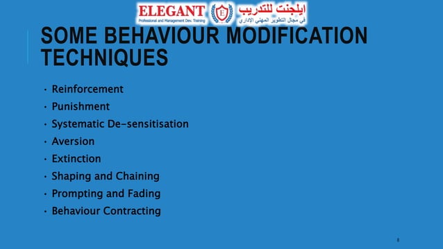 Behaviour Modification Ppt Ppt Free Download
