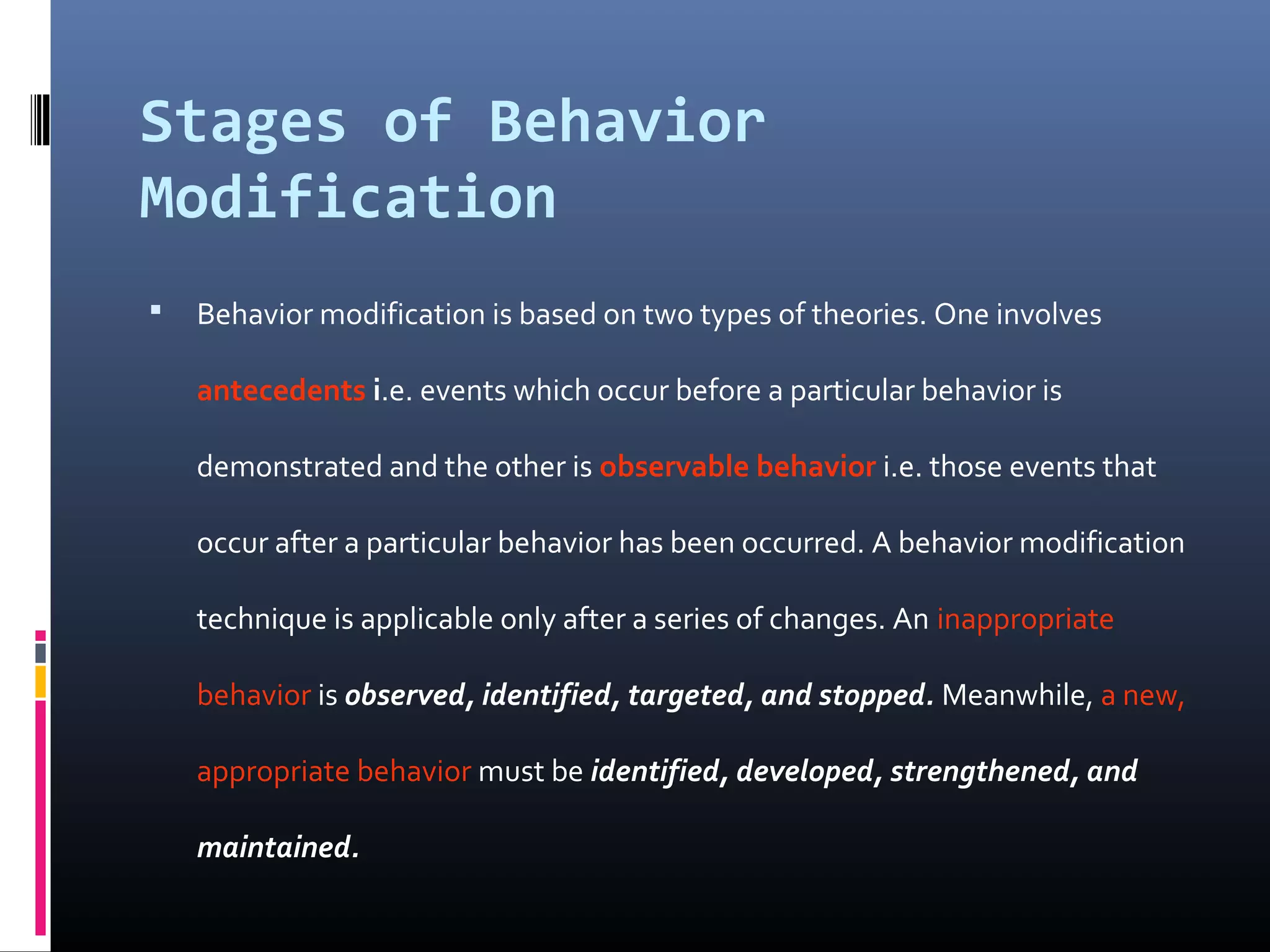 Behaviour modification ppt 1 | PPT