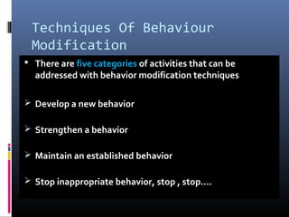 Behaviour modification ppt 1 | PPT