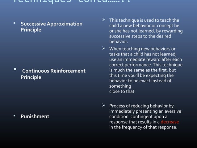 Behaviour modification ppt 1 | PPT | Physical Therapy | Wellness