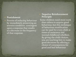 Behaviour modification techniques | PPTX
