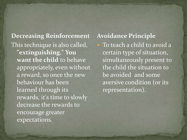 Behaviour modification techniques | PPTX | Parenting | Family and ...