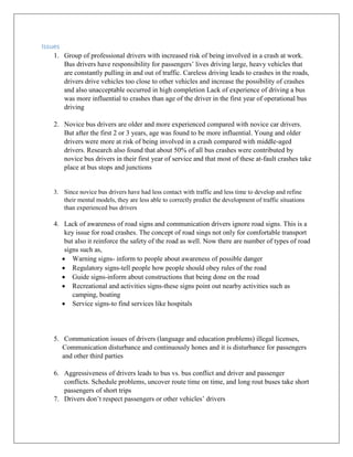 Behaviour of bus drivers in sri lankan society | PDF