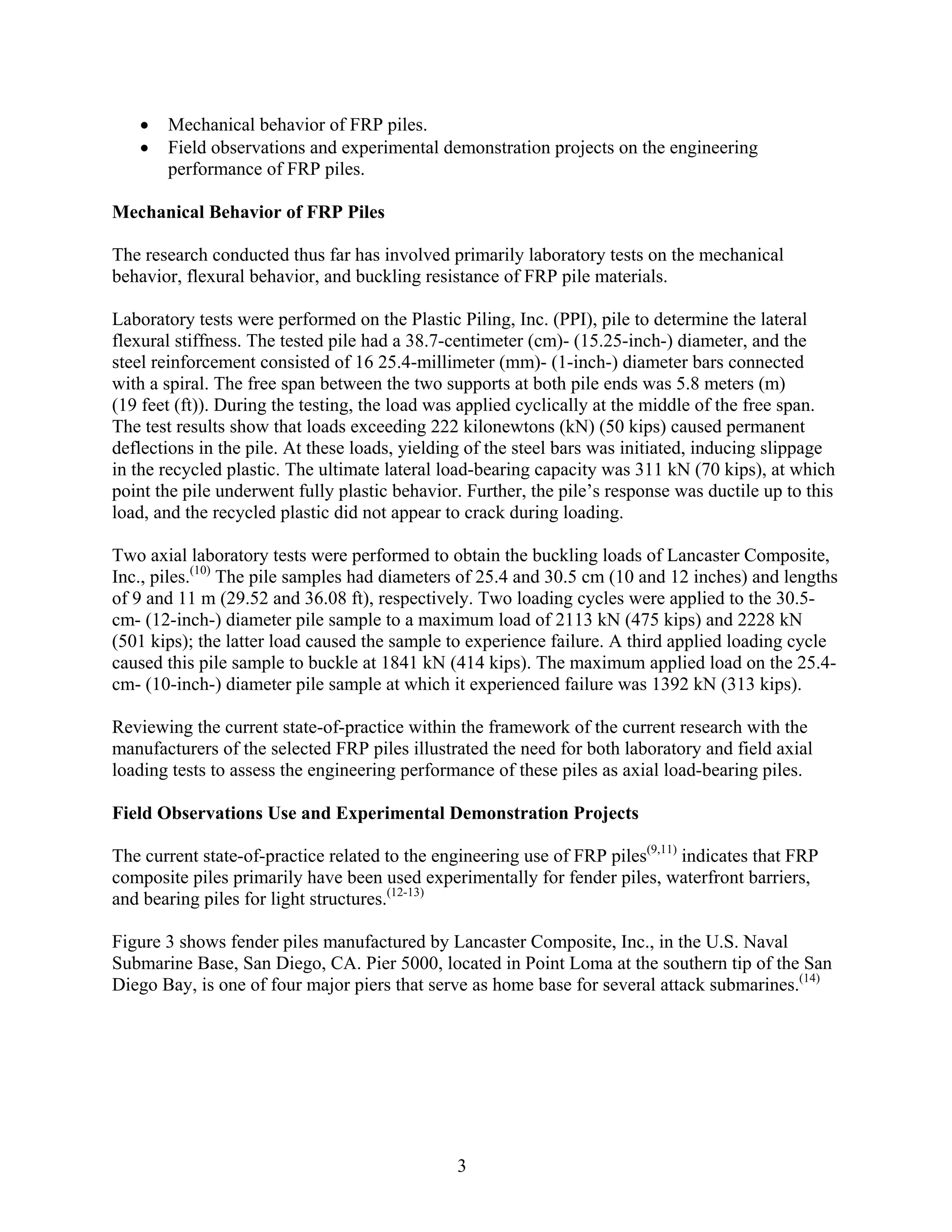 Behaviour of fiber reinforced polymer composite piles under vertical load | PDF