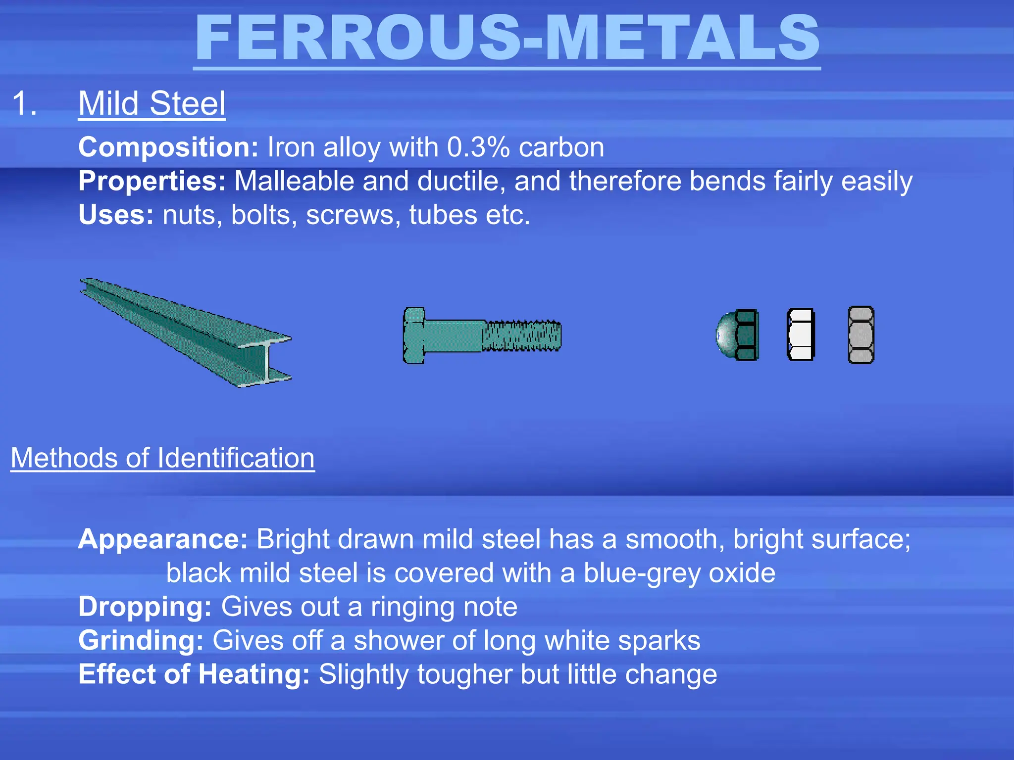 Properties of Metals & Application as per their Behaviour | PPT