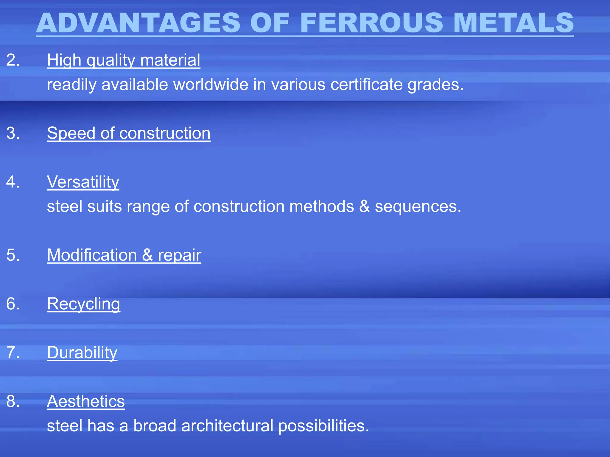 Properties of Metals & Application as per their Behaviour | PPT