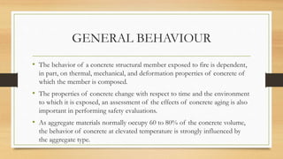behaviour of reinforced concrete at elevated temp.ppsx | Civil ...