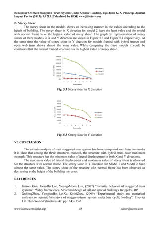 BEHAVIOUR OF STEEL STAGGERED TRUSS SYSTEM UNDER SEISMIC LOADING | PDF