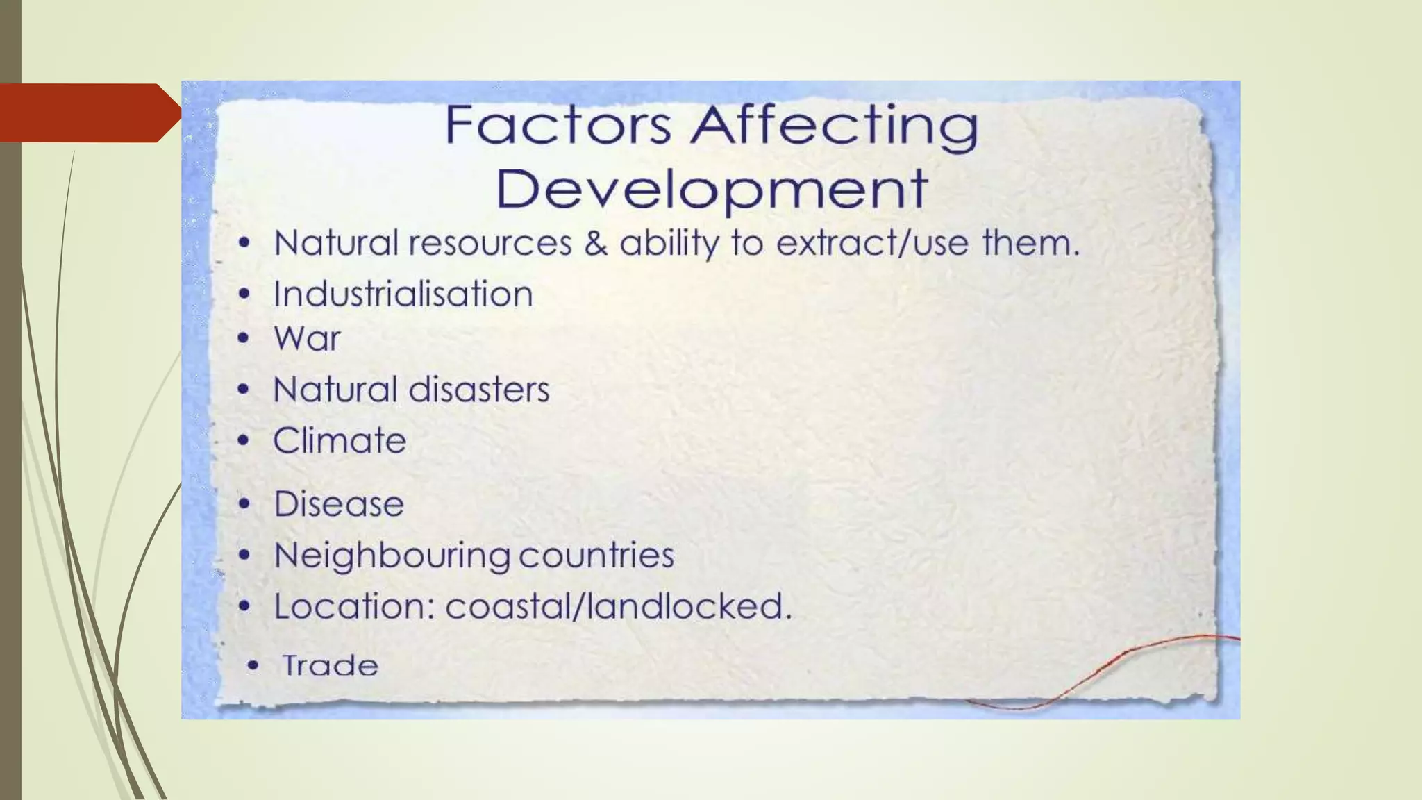 Human Development(factors) ppt | PPTX