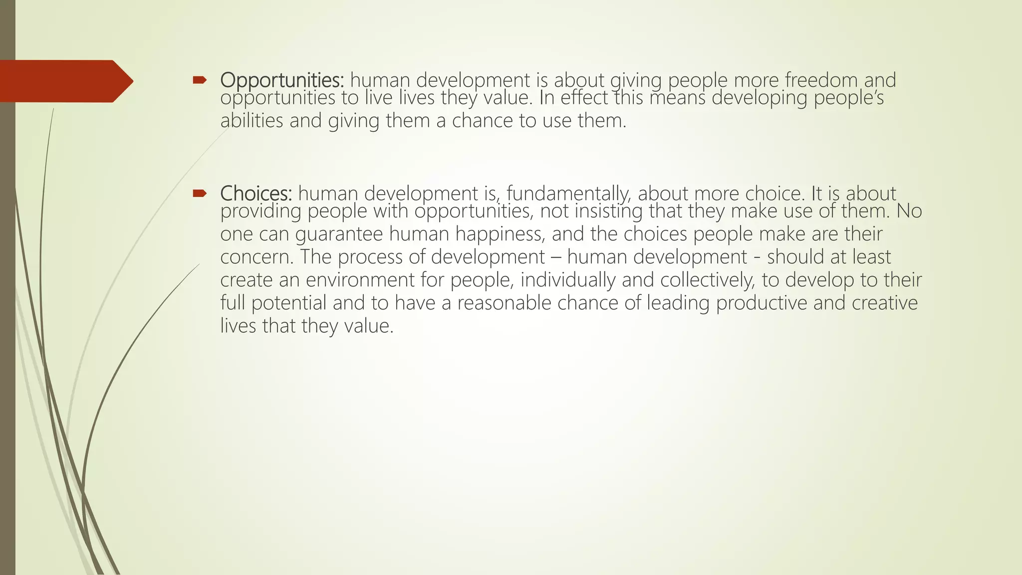 Human Development(factors) ppt | PPTX
