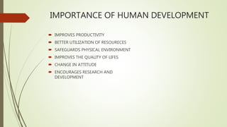 Human Development(factors) ppt | PPTX