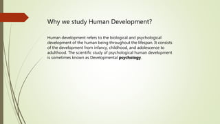 Human Development(factors) ppt | PPTX
