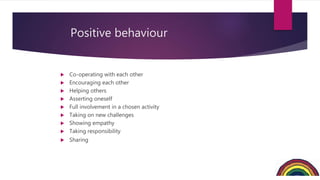 Behaviour Management Training | Rainbow Staff Training Day | PPTX