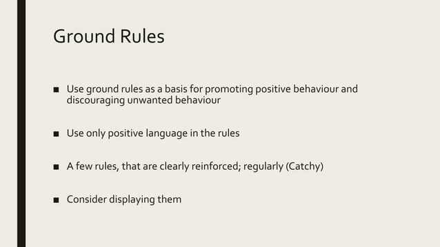 Effective Approaches to managing Children's Behaviour in the Early ...