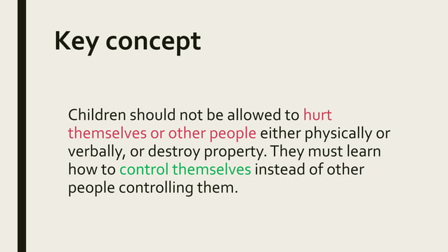 Effective Approaches to managing Children's Behaviour in the Early ...