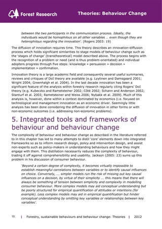 Behaviour review theory | PDF