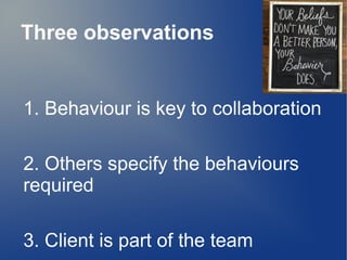 Behaviours4Collaboration | PPT