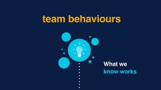 Behaviors that cultivate high performing teams | PDF