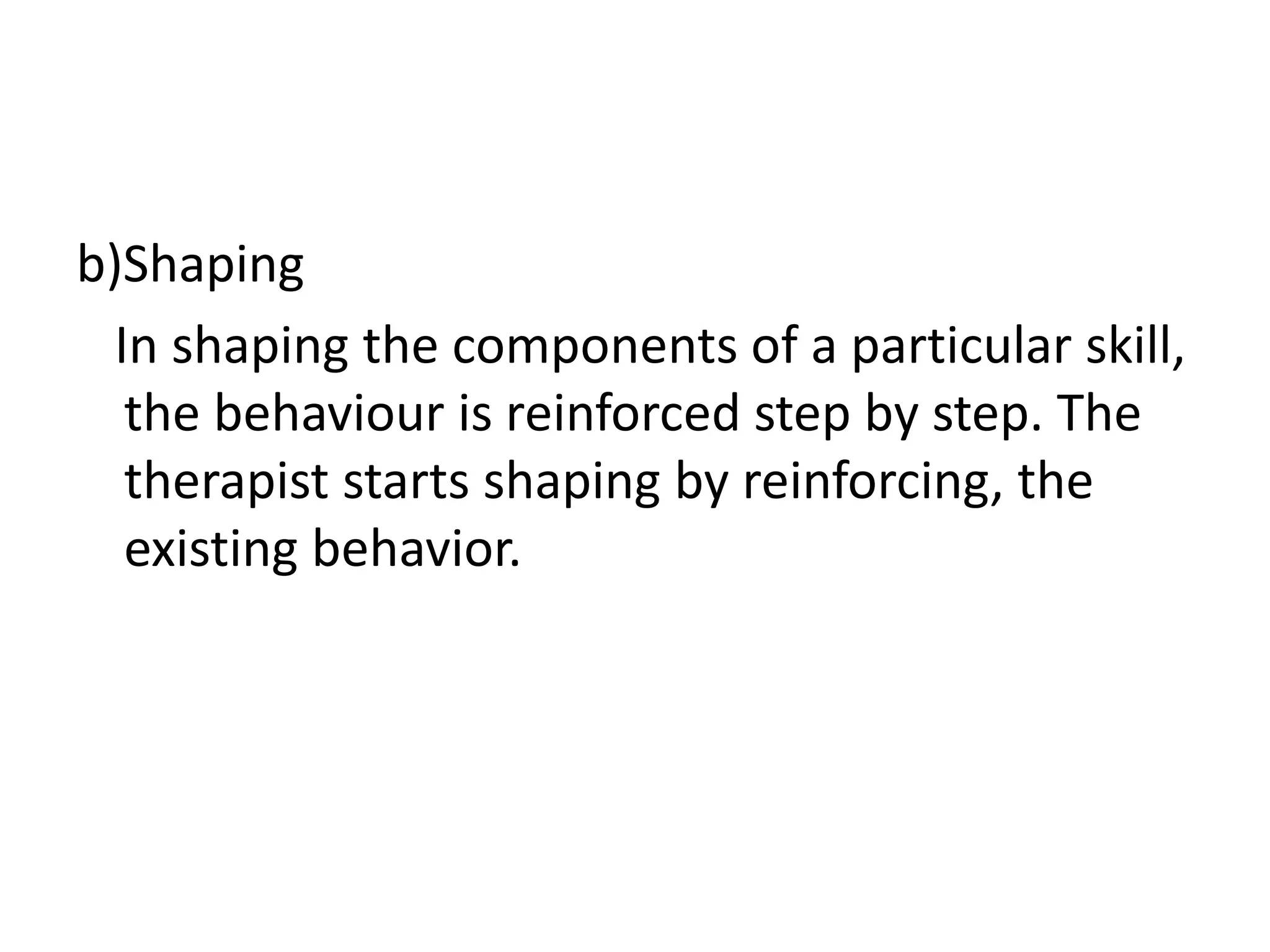 Behaviour therapy | PPTX