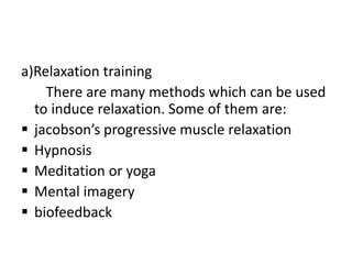 Behaviour therapy | PPTX