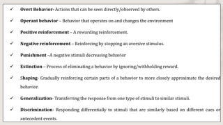 Behaviour approach to therapy | PPTX
