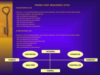 Behav Style | PPT