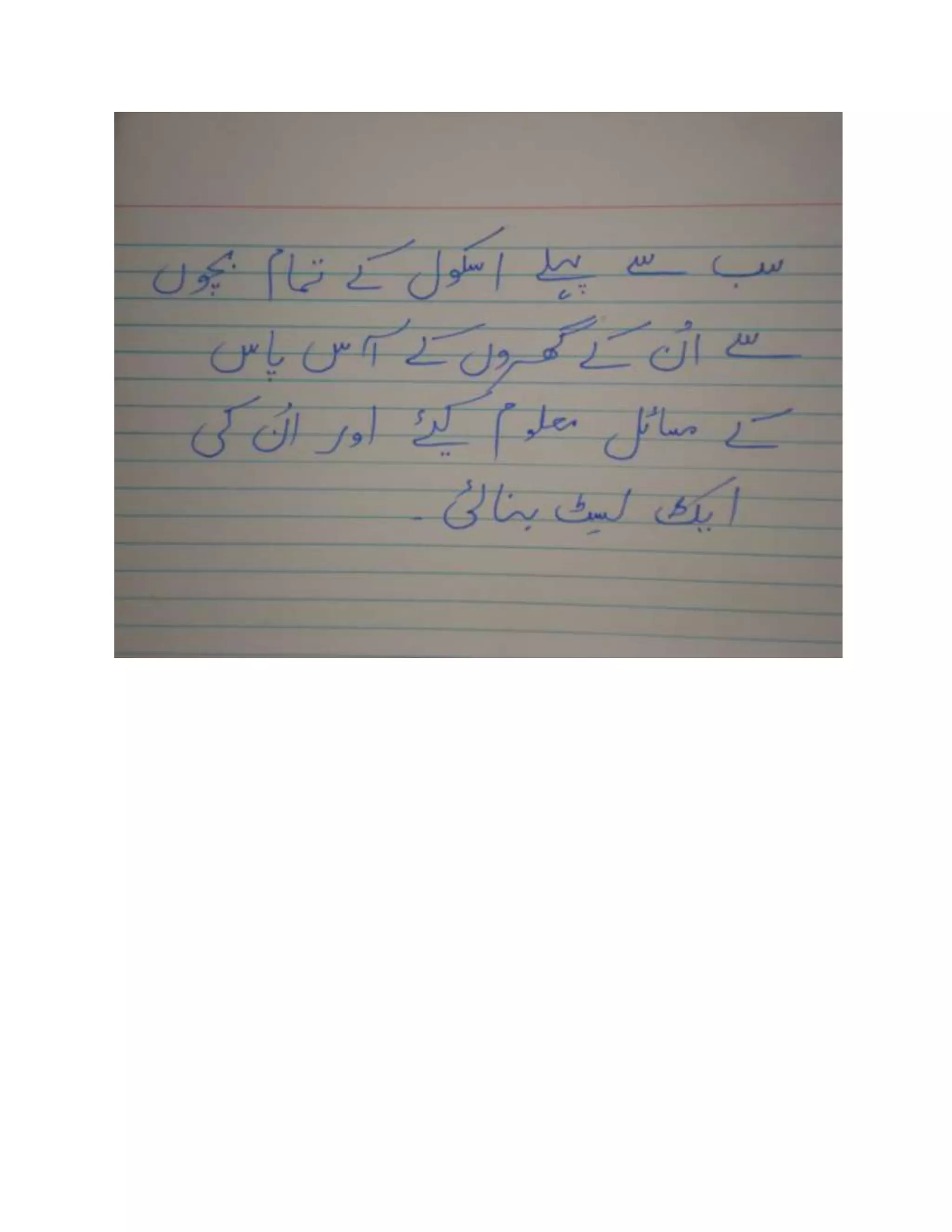 Behbud Primary School Kalapul Karachi | DOCX