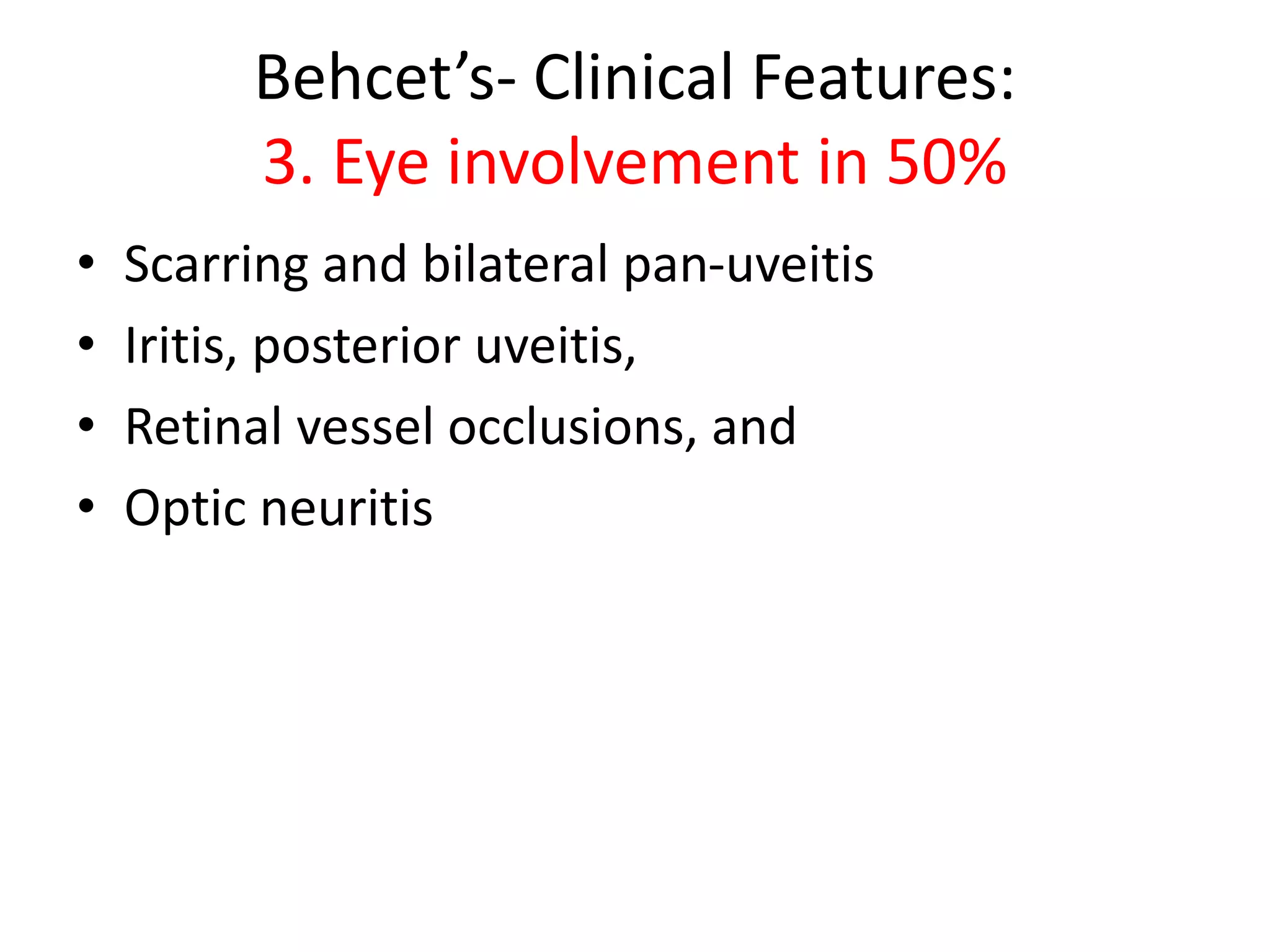 Behcet's Disease | PPTX