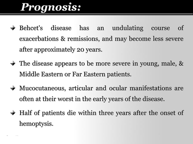Behcet’s disease | PPT | Eye and Vision Conditions | Diseases and ...
