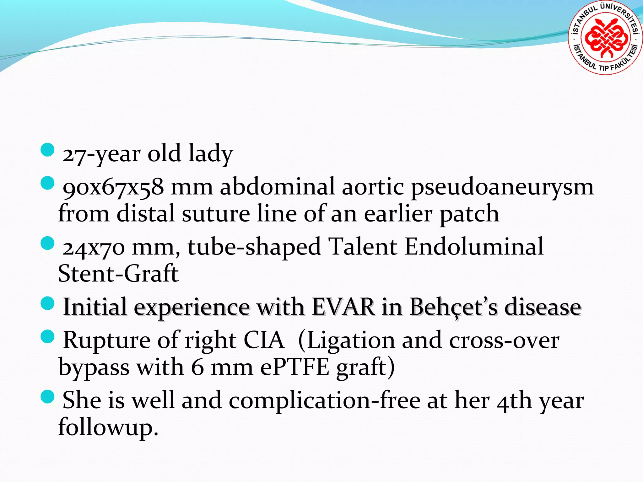 Behcet s disease new concepts in vascular involvements | PPT
