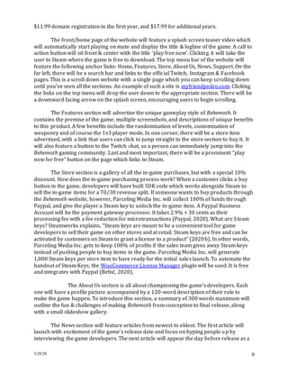 Distribution Plan - Behemoth | PDF