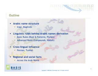 Behind The Arabic Name | PDF