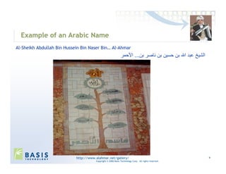 Behind The Arabic Name | PDF