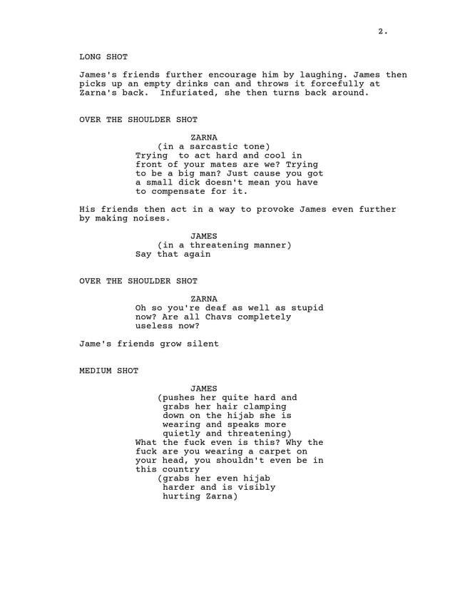 Behind Closed Doors Script with the shots | PDF