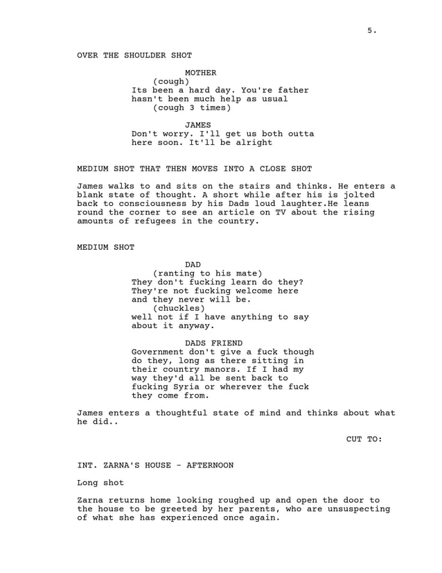 Behind Closed Doors Script with the shots | PDF | Free Download