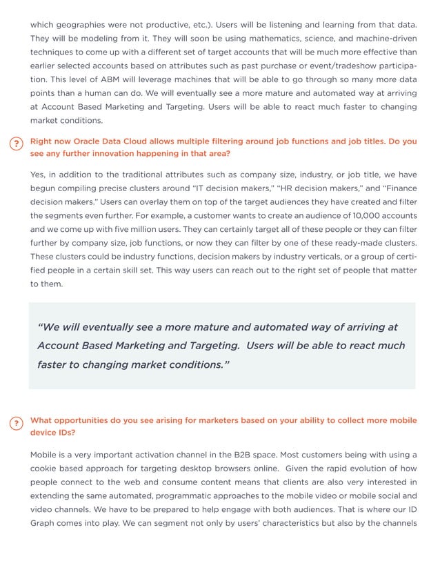 Behind the ABM Curtain with Oracle Data Cloud | PDF