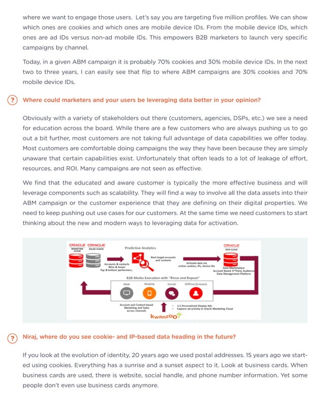 Behind the ABM Curtain with Oracle Data Cloud | PDF