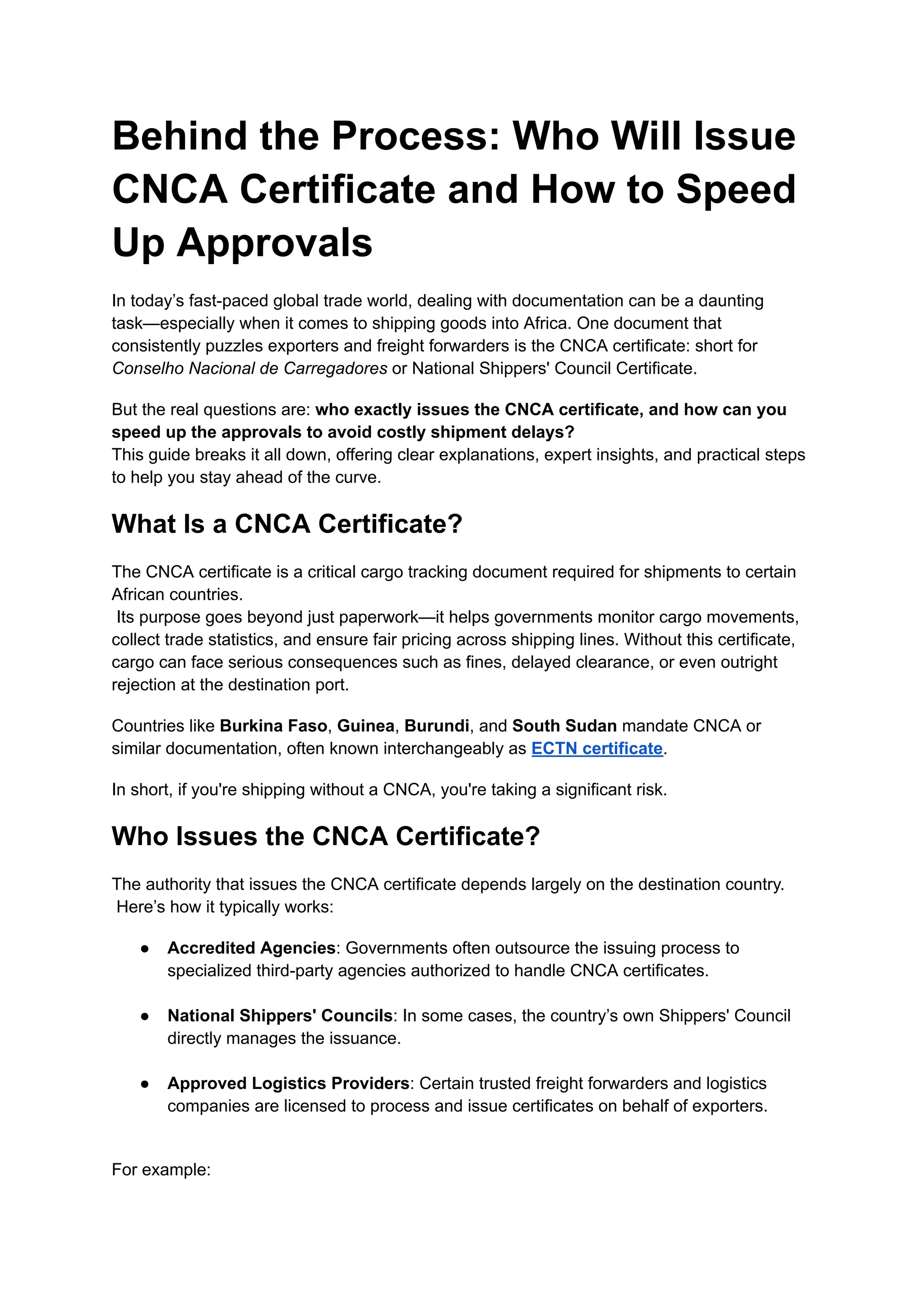 Behind the Process_ Who Will Issue CNCA Certificate and How to Speed Up ...