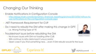 Behind the Scenes with Dynamics GP Management Reporter | PPTX