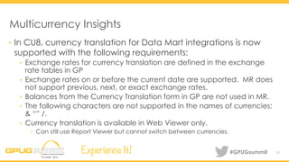 Behind the Scenes with Dynamics GP Management Reporter | PPTX