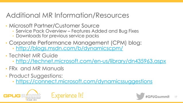 Behind the Scenes with Dynamics GP Management Reporter | PPTX