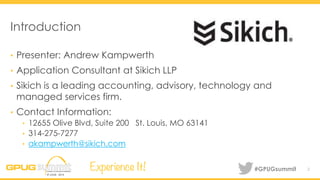 Behind the Scenes with Dynamics GP Management Reporter | PPTX