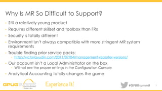 Behind the Scenes with Dynamics GP Management Reporter | PPTX