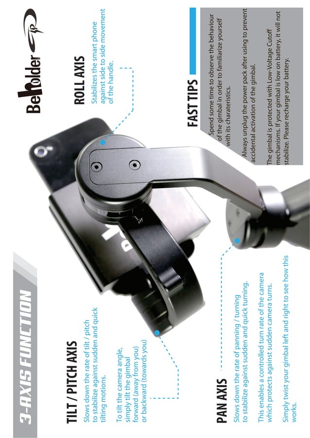 Beholder Handheld SP gimbal Manual v1 | PDF | Smartphones | Consumer ...