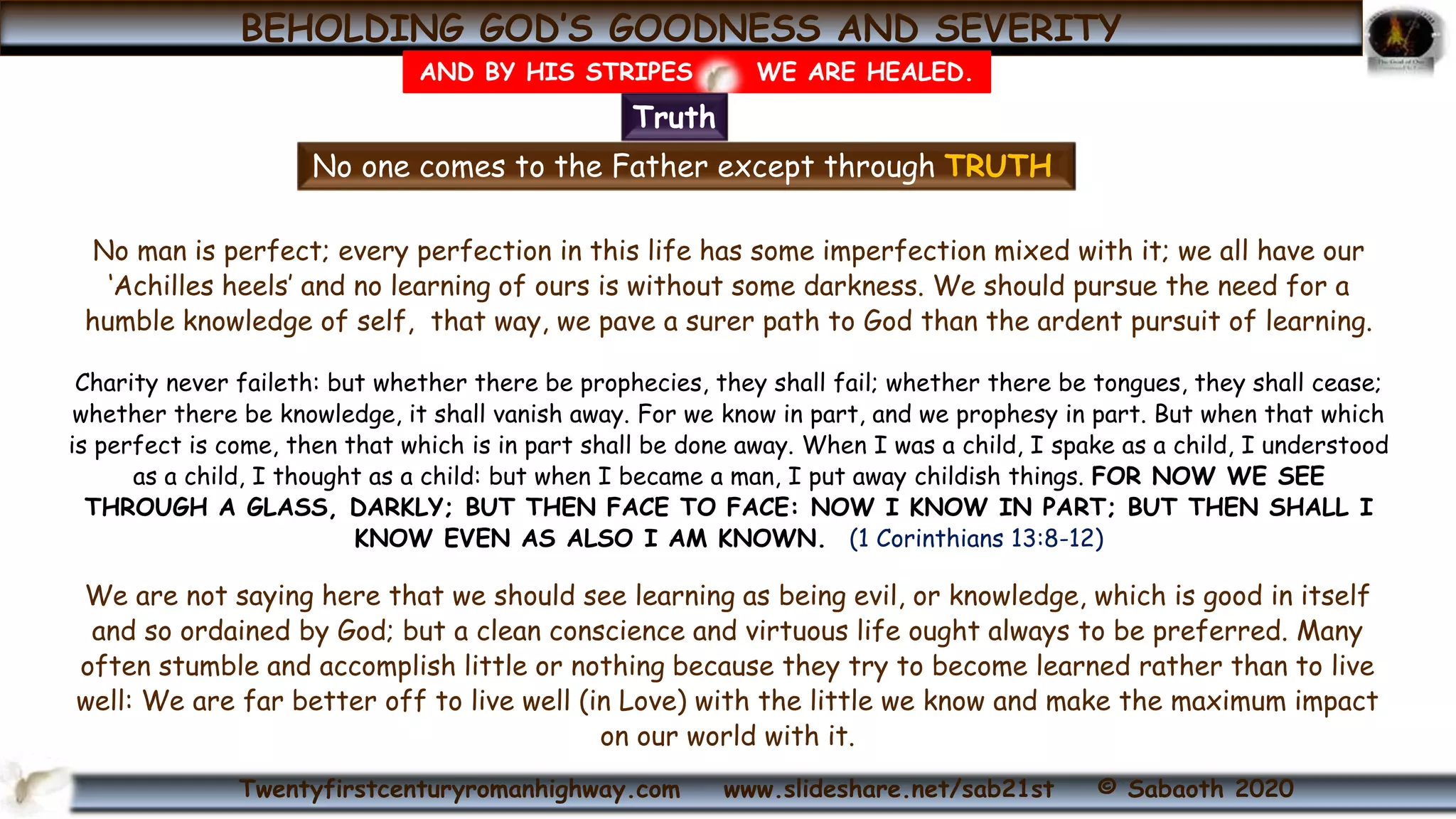 BEHOLDING GOD’S GOODNESS AND HIS SEVERITY | PPTX