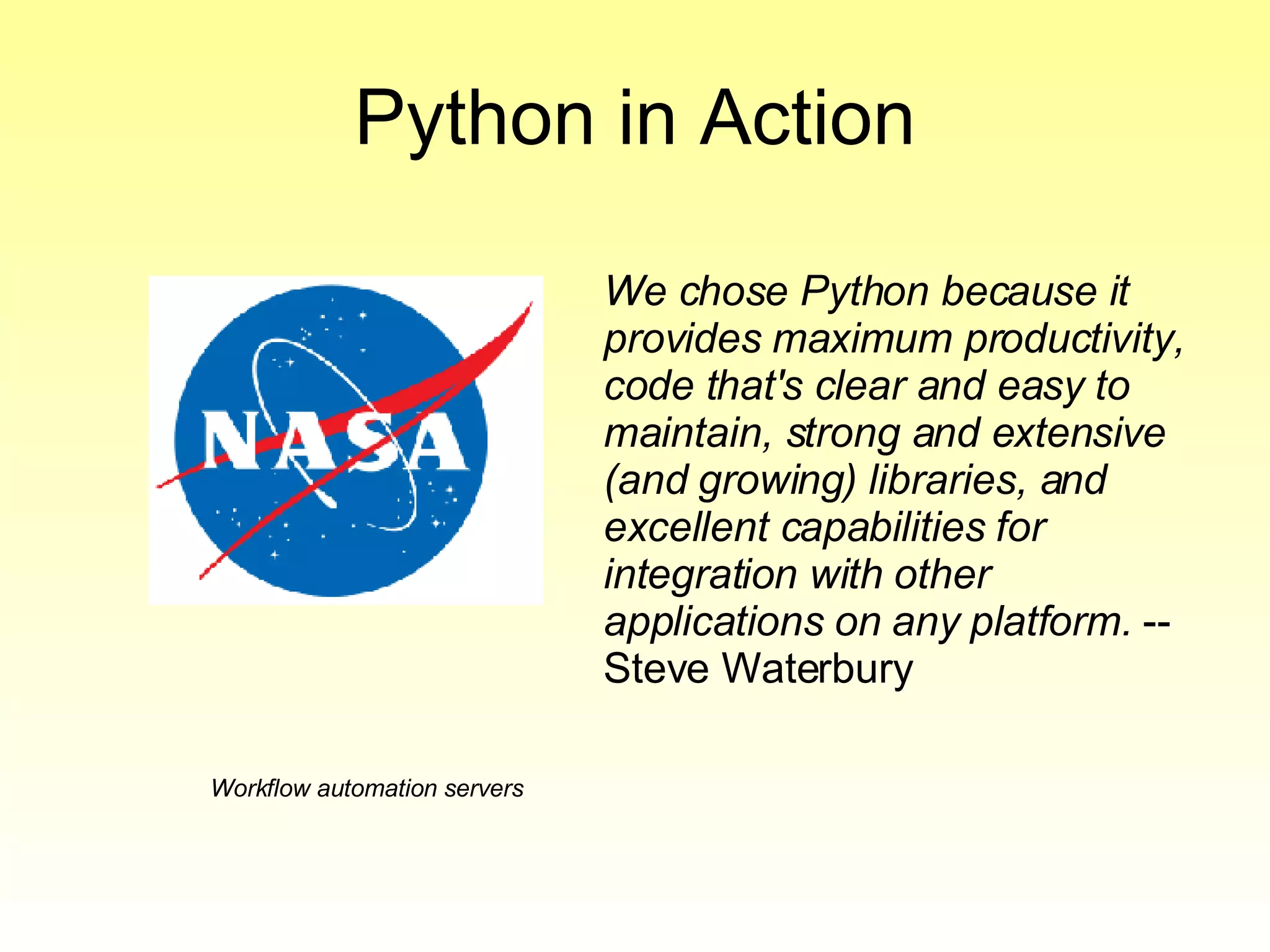 Behold the Power of Python | ODP