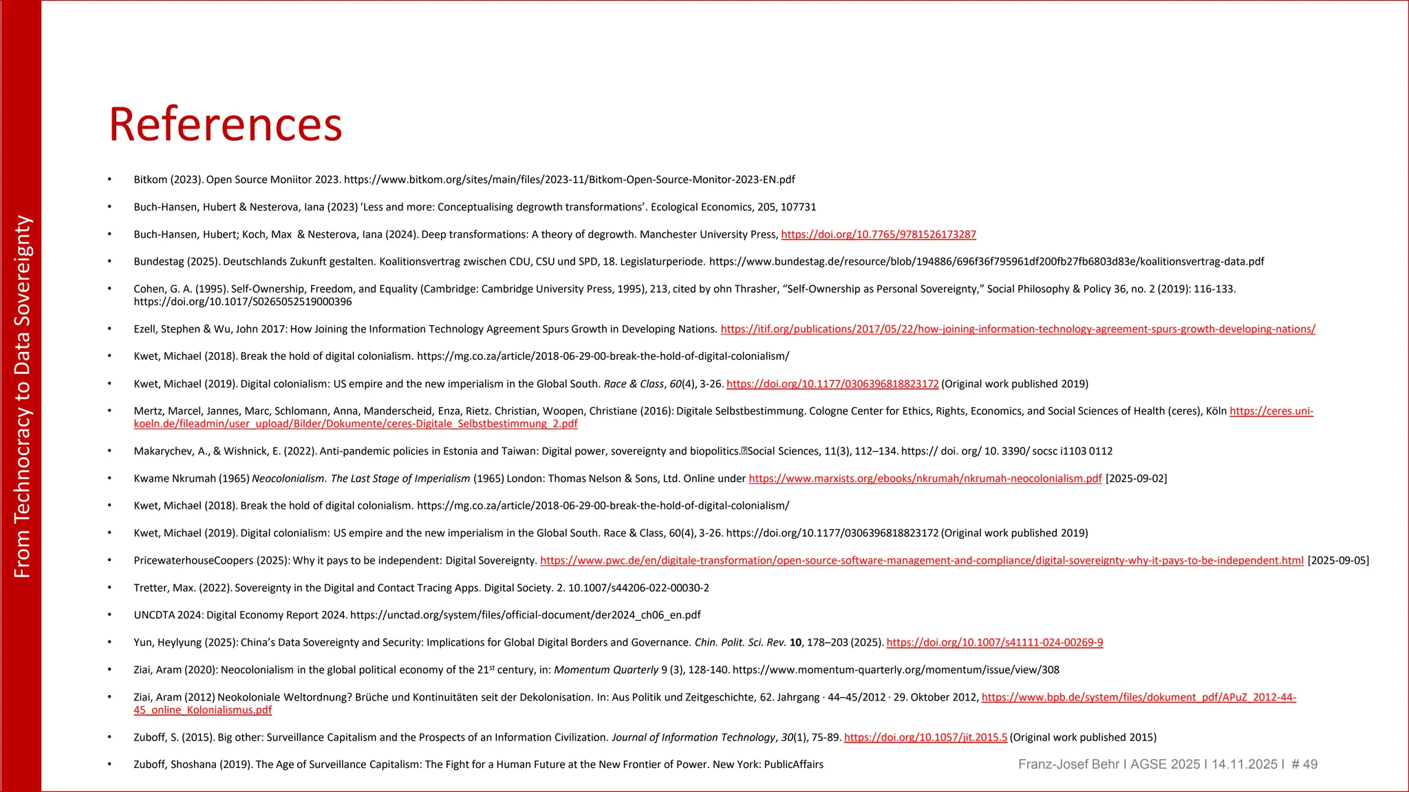 From Technocracy to Data Sovereignty, Open Data and Geospatial Technologies | PDF