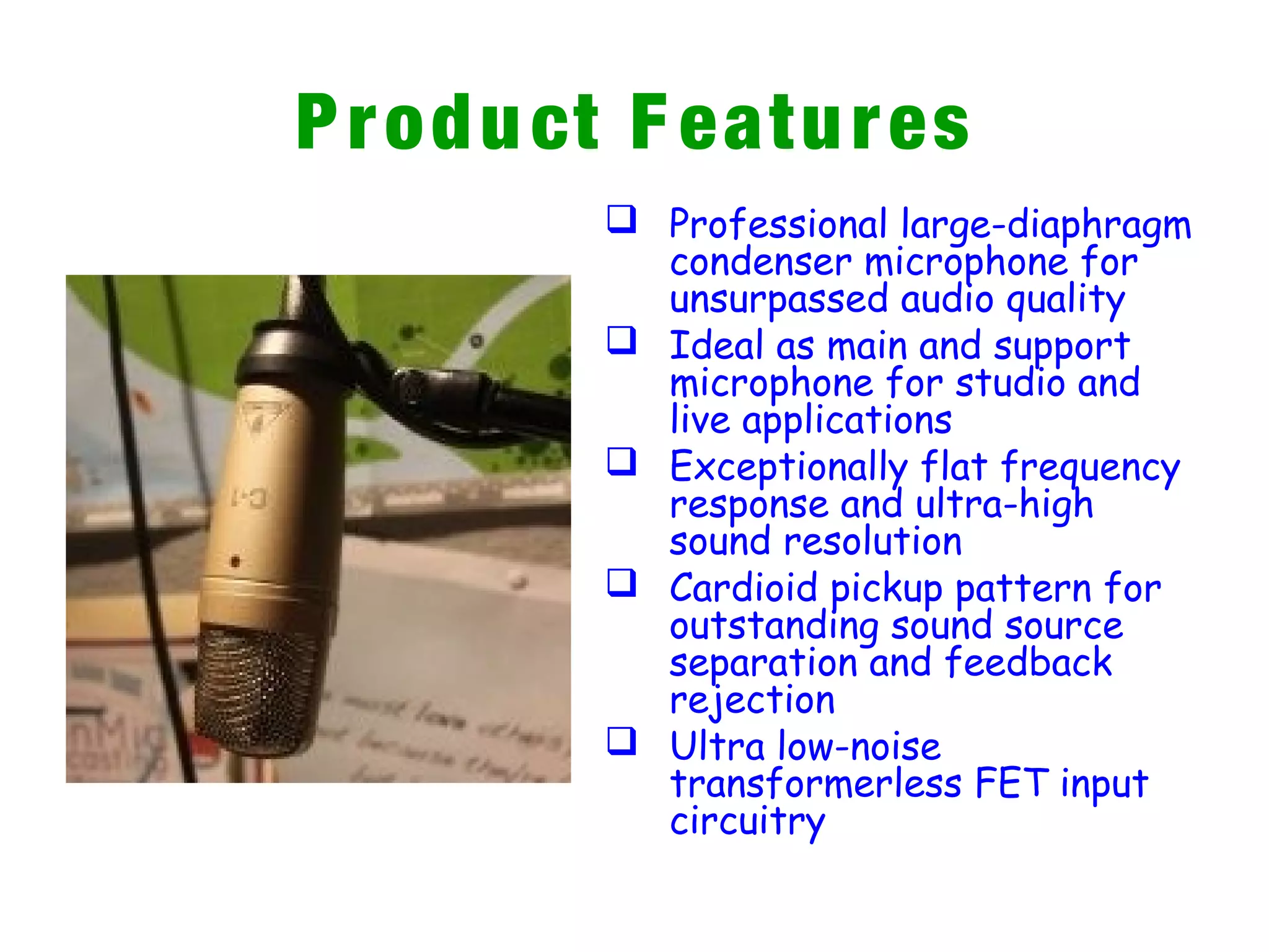 Behringer C-1 Studio Condenser Microphone | PPT